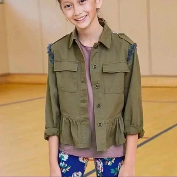 Matilda Jane | Jackets & Coats | Matilda Jane Peplum Military Jacket ...